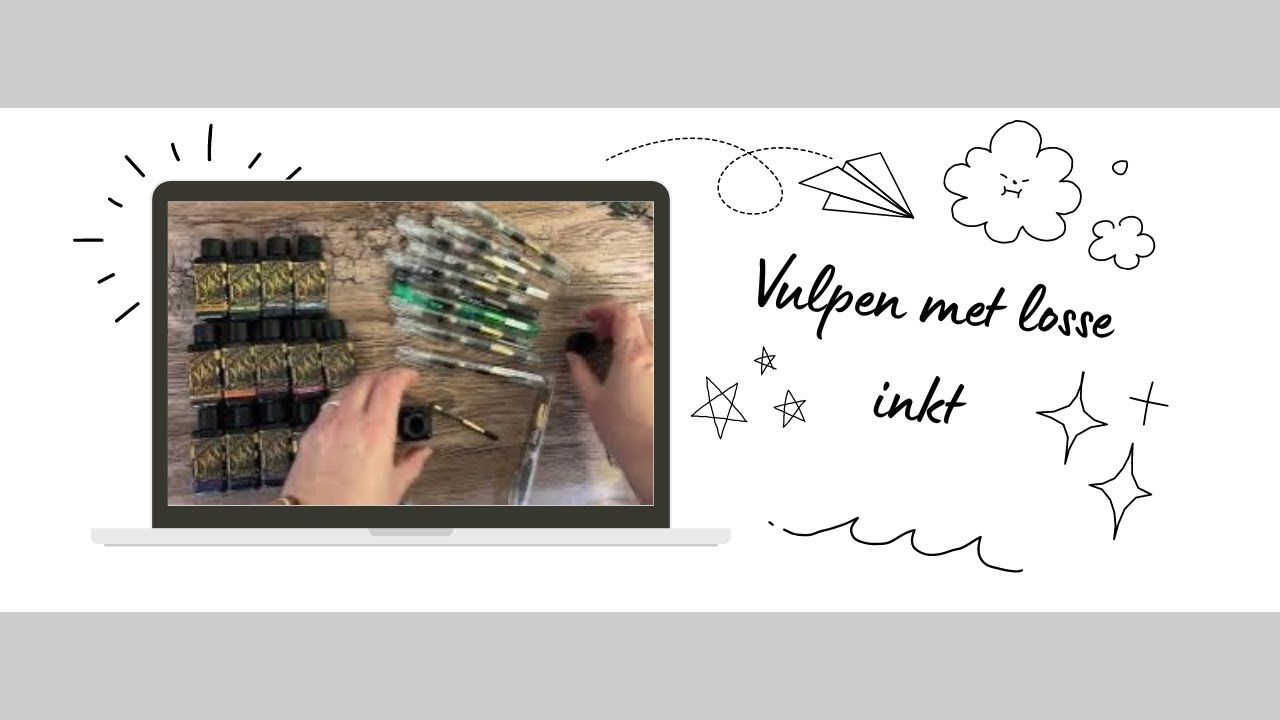 Hoe vul je een PREPPY vulpen met DIAMINE inkt? - YouTube