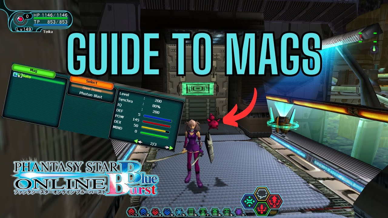 [PSO: Blue Burst] Beginner's Guide to Mags - YouTube