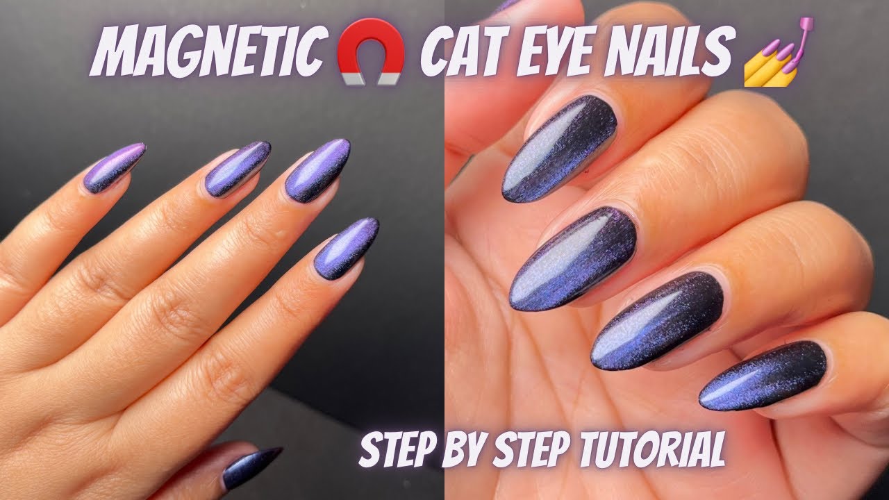 Easy Magnetic Nails 💅 | Step By Step Guide for Magnetic Nails ...