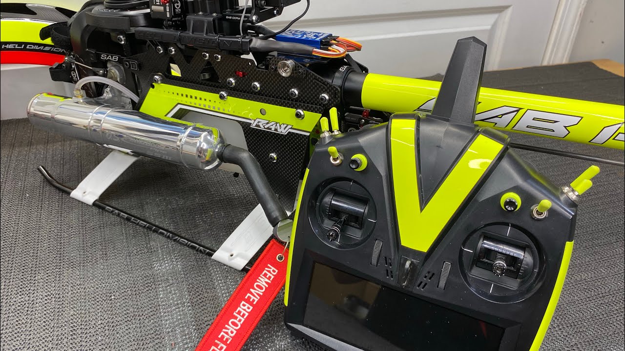 How To Setup A Mikado Vcontorl/Vbar On A Nitro Helicopter! - YouTube