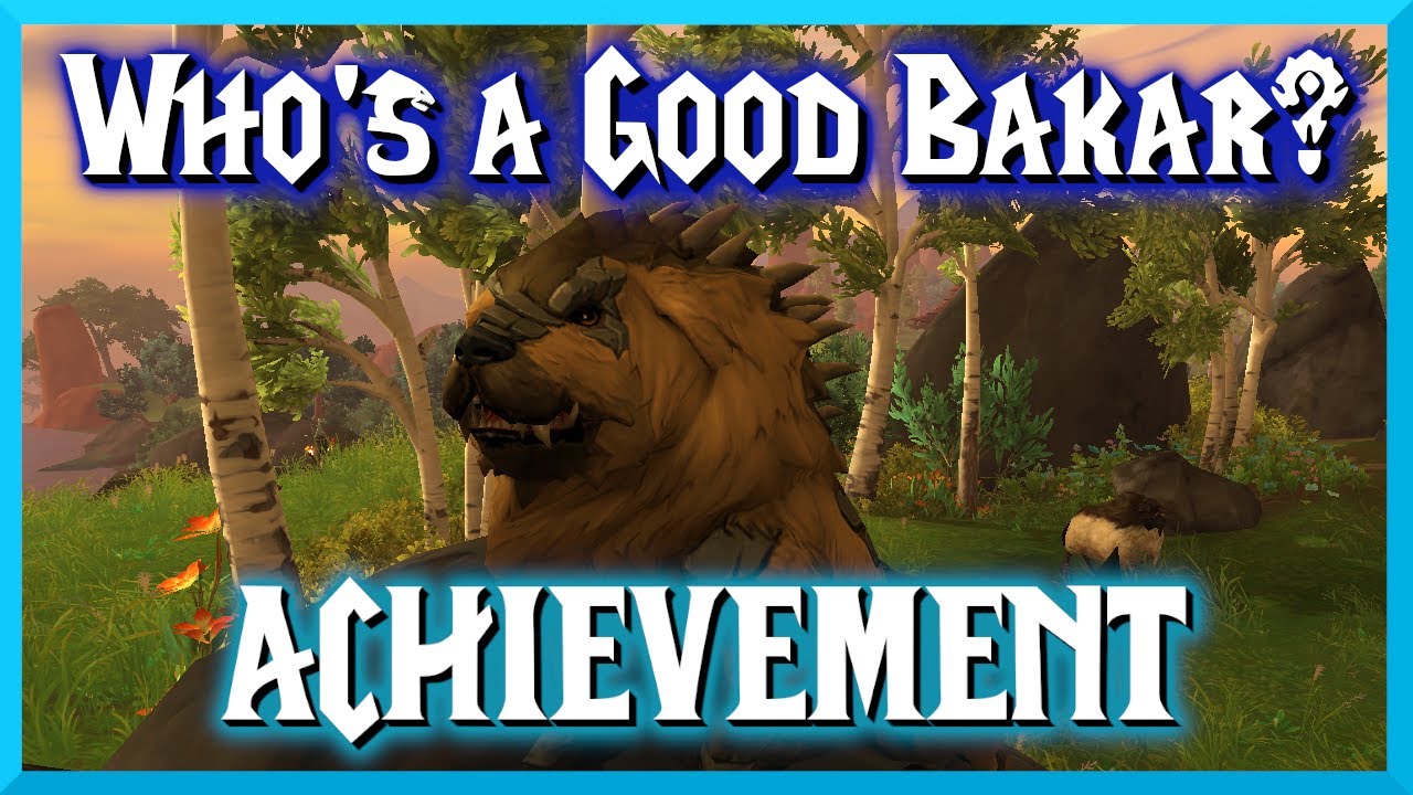 Who's a Good Bakar? - World of Warcraft : Dragonflight - YouTube