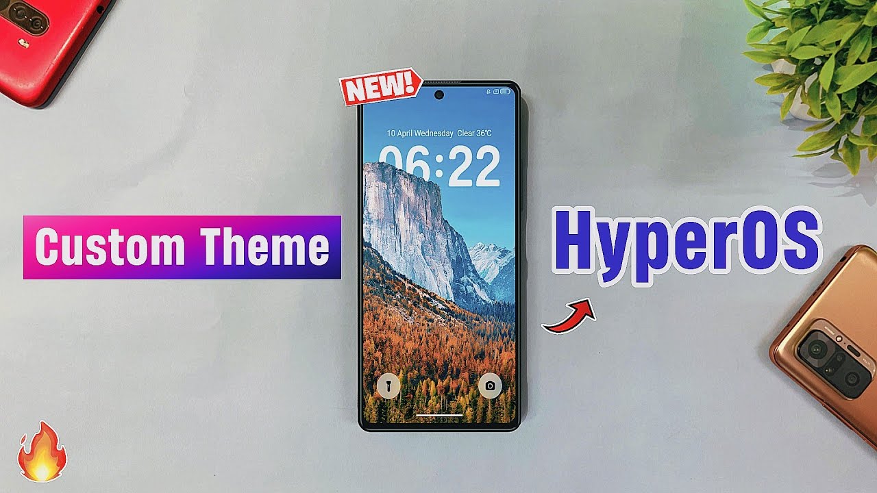 Custom Theme for HyperOS & MIUI - Lockscreen Ui - YouTube