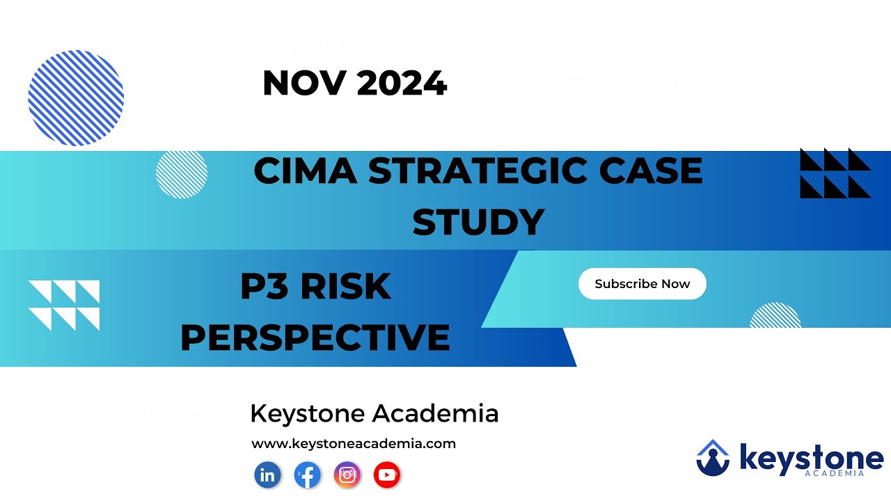 CIMA SCS - P3 Risk Perspective - YouTube