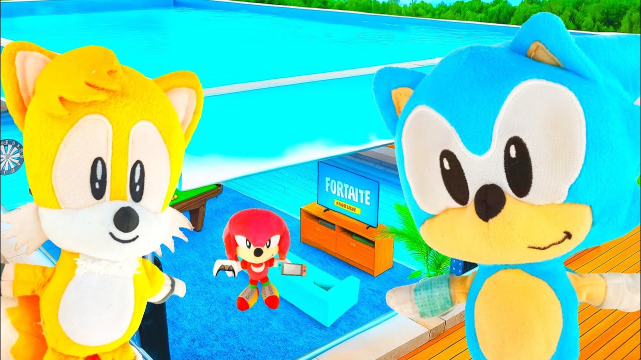 Sonic The Hedgehog Plush Series : Knuckles secret Room 🎮 - YouTube