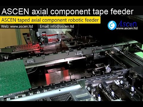 Axial tape feeder,odd form component axial feeder - YouTube