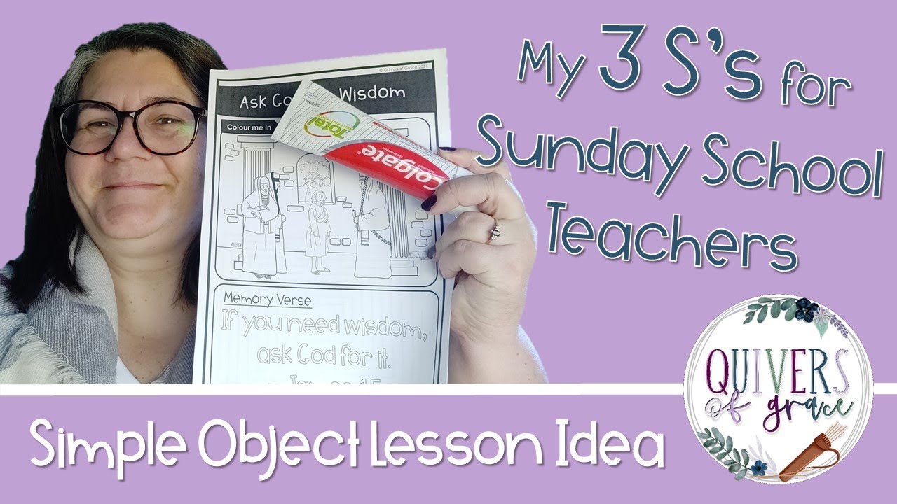 Sunday School Teacher Tips | Bible Object Lesson | Episode 1 - YouTube