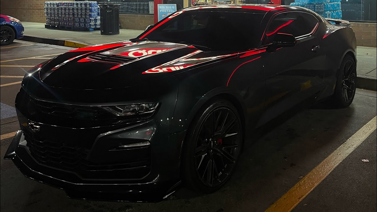 LATE NIGHT CAMARO 2019 2SS 1LE POV DRIVE - YouTube