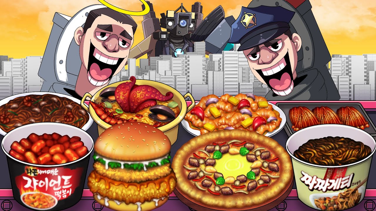Skibidi Toilet Saint Skibidi Toilet VS Police Skibidi Toilet Food ...