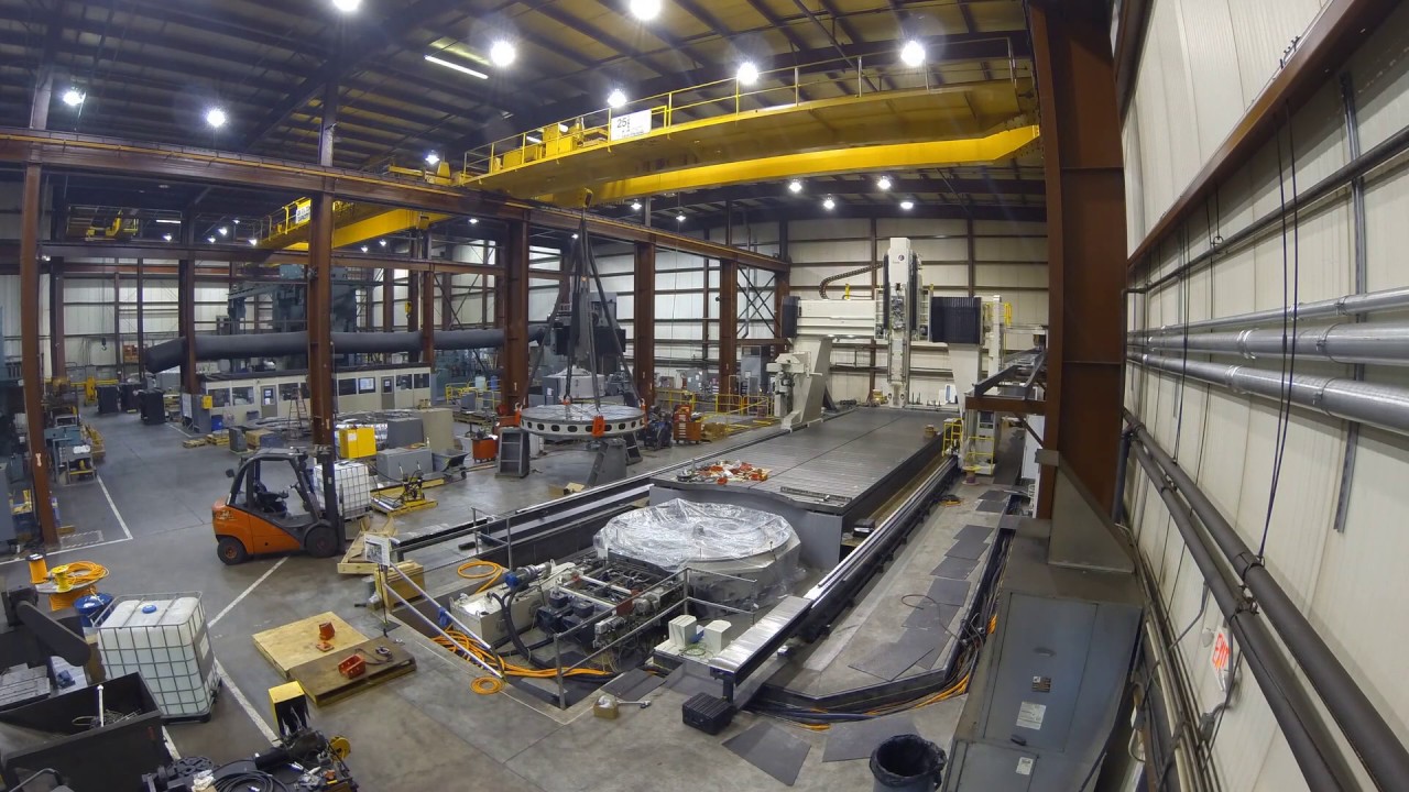 Fives Cincinnati U5-2500 Construction Time Lapse - YouTube