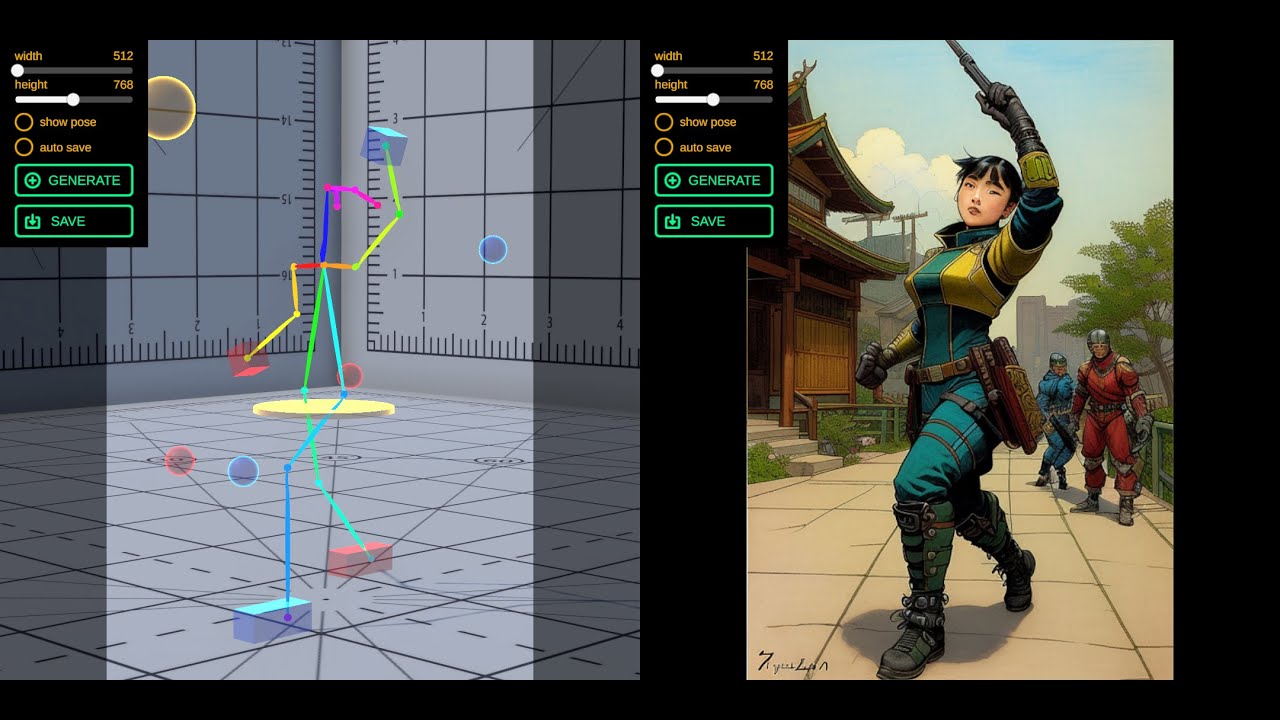 Unity ControlNet Rig - YouTube