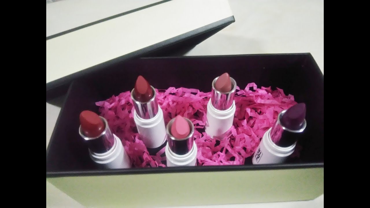 Nicole Cosmetics Lipsticks Review - YouTube