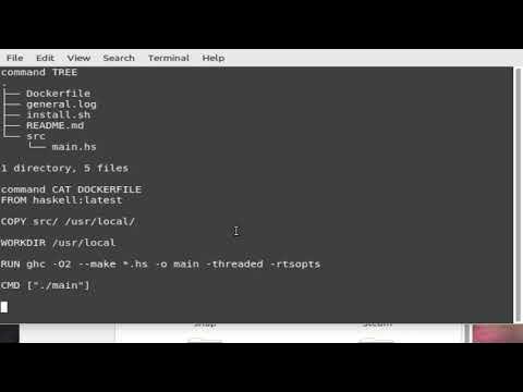 Programming {{ haskell }} hello world - YouTube