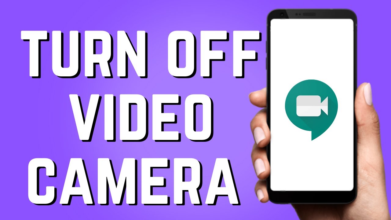 How to Turn Off Video Camera in Google Meet! (2025) - YouTube
