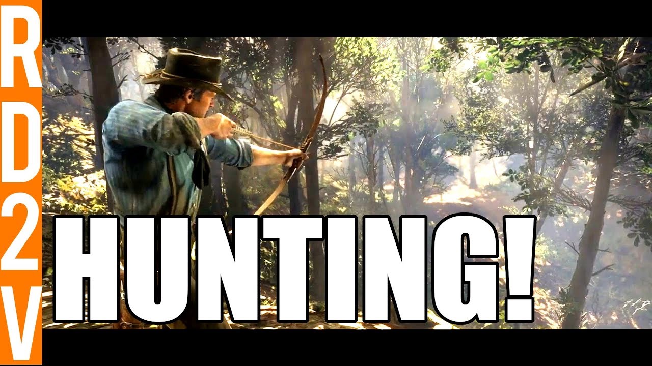 Red Dead Redemption 2 - Hunting Animals & New Weapons for Hunting ...