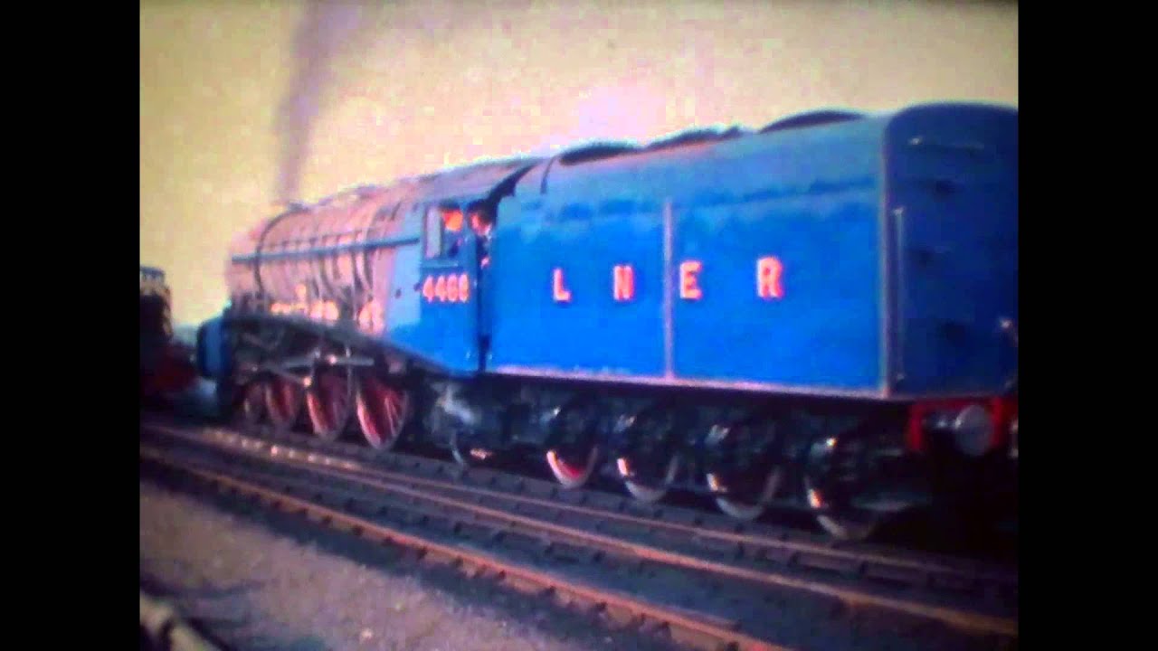 Mallard in steam. Rare footage during Restoration minus her streamline ...