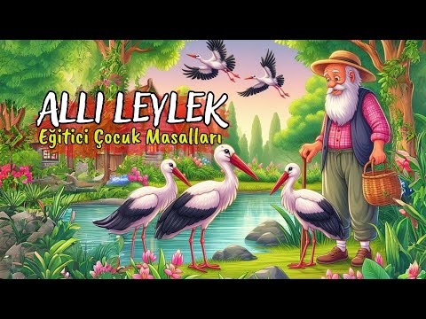 Akıllı Leylek Masalı, eğitici masallar, Türk masalları, Eski Türk Masalları, Anadolu masalları
