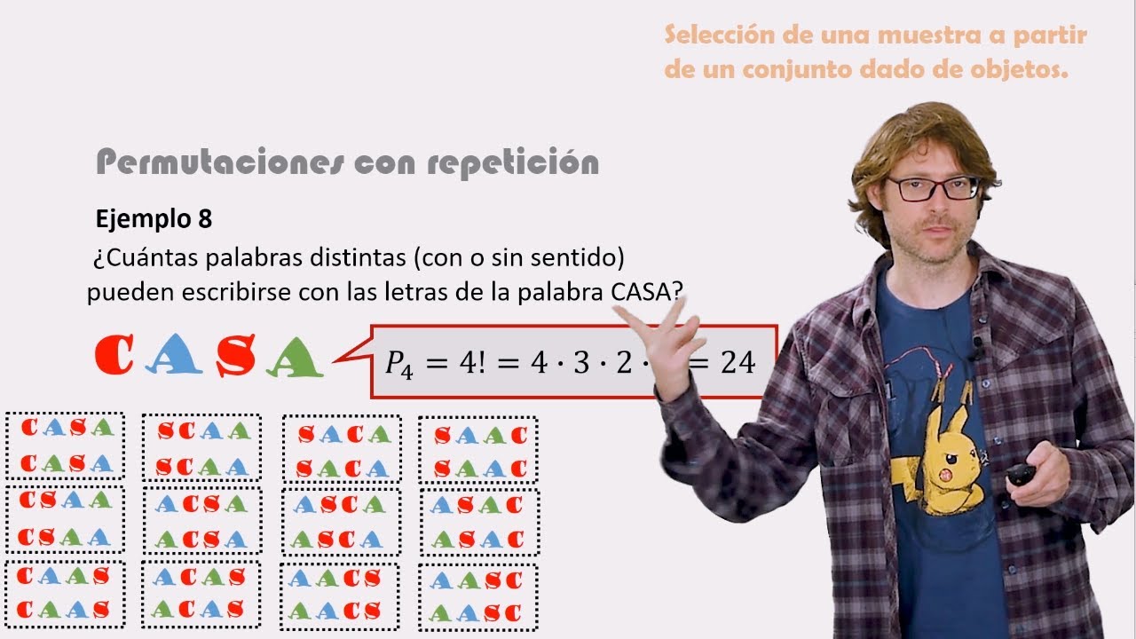 Permutaciones con repetición. Ejemplos. - YouTube