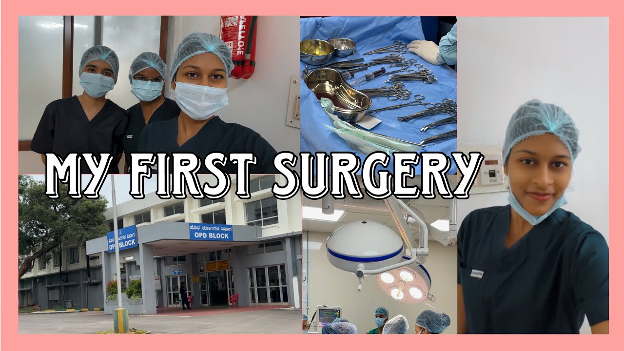 My 1st SURGERY experience as a 2nd year MBBS student #medical #mbbs # ...