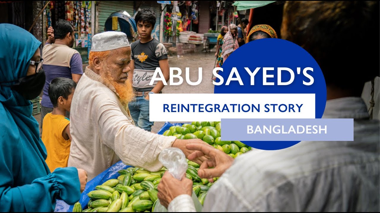 Abu Sayed's reintegration story - YouTube