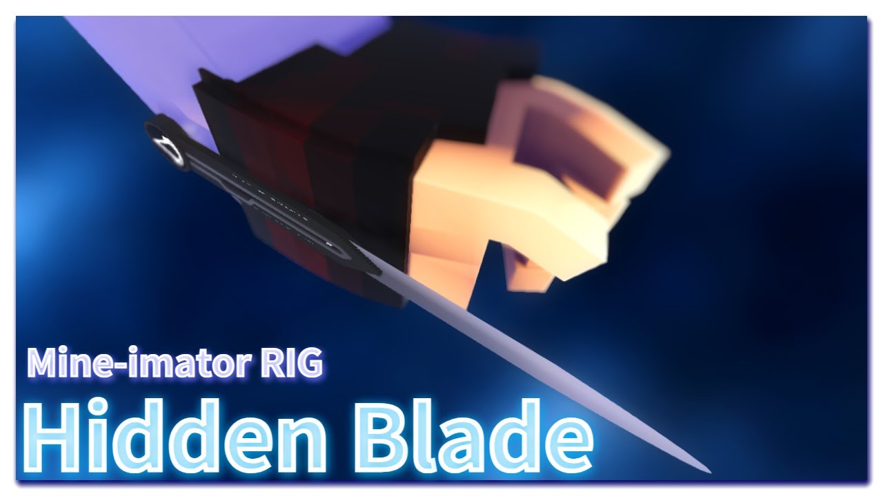 Mine-imator RIG | Hidden Blade RIG (Open download) - YouTube
