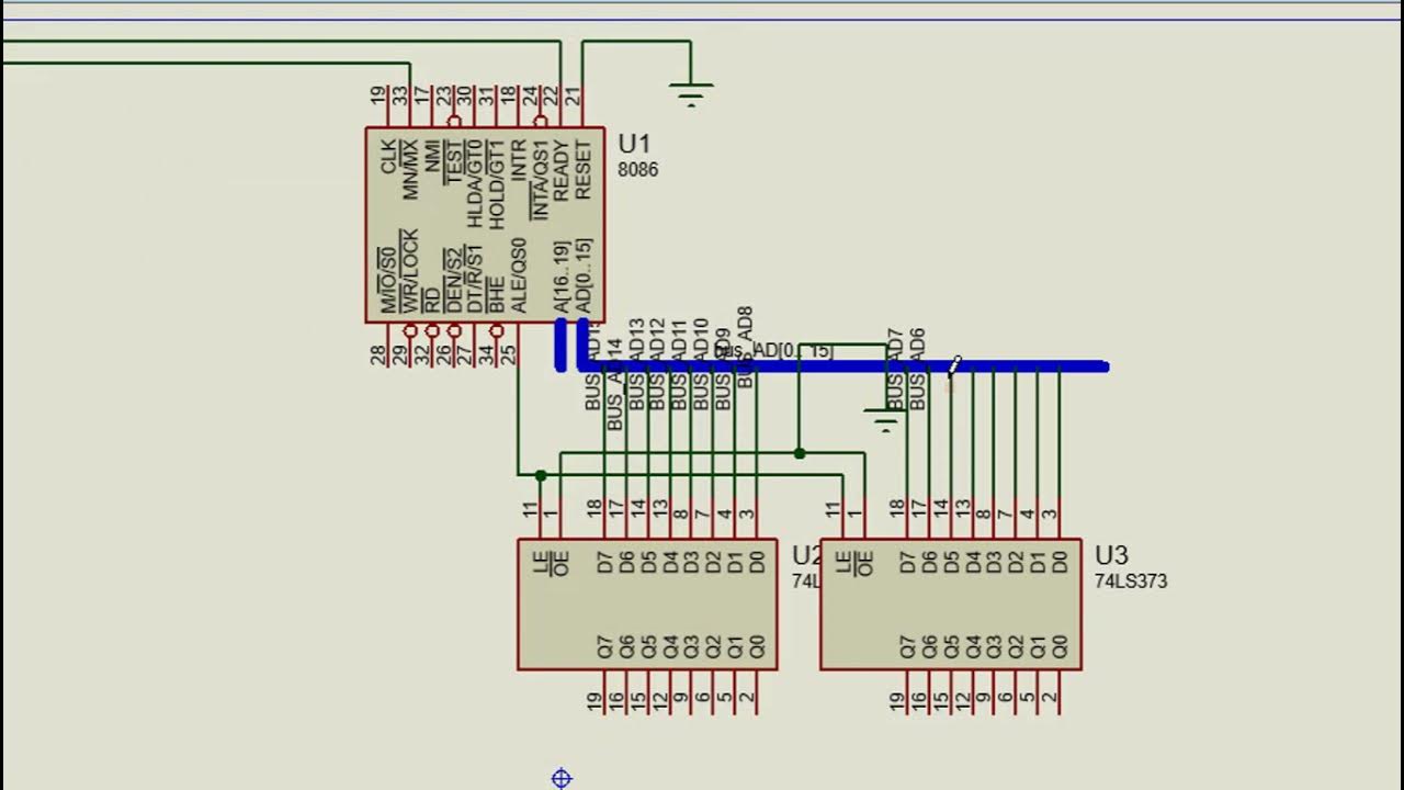 PROTEUS uP 8086 + UART 8251 + TIMER 8253 + PPI 8255 ASSEMBLY LANGUAGE - YouTube