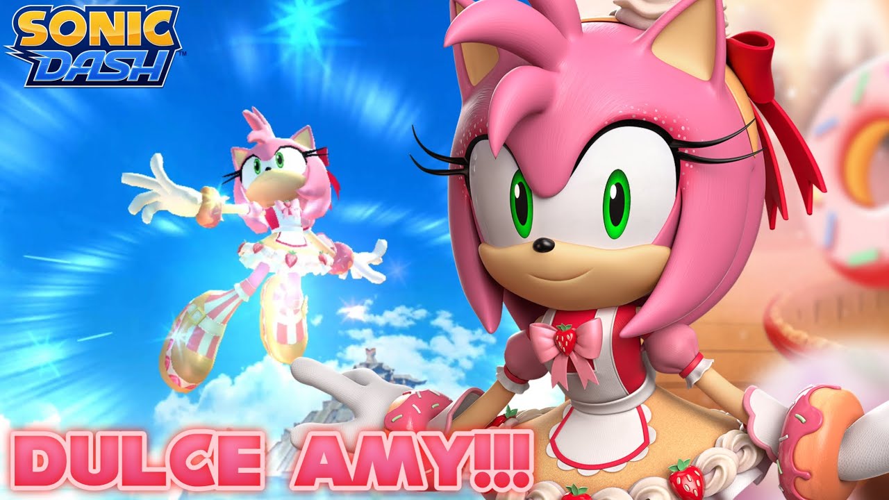 Sonic Dash-Dulce Amy New Character Gameplay Showcase!!! - YouTube