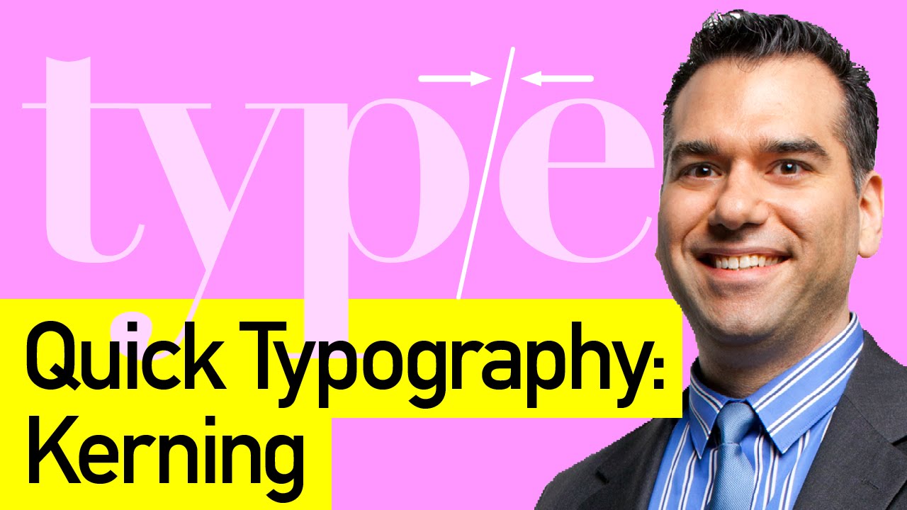 Type In a Minute: Learn about Kerning Type in One Minute - YouTube