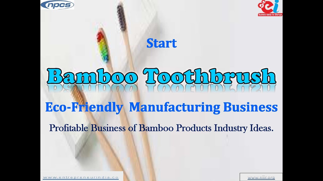 Start Bamboo Toothbrush Eco-Friendly Manufacturing Business ...