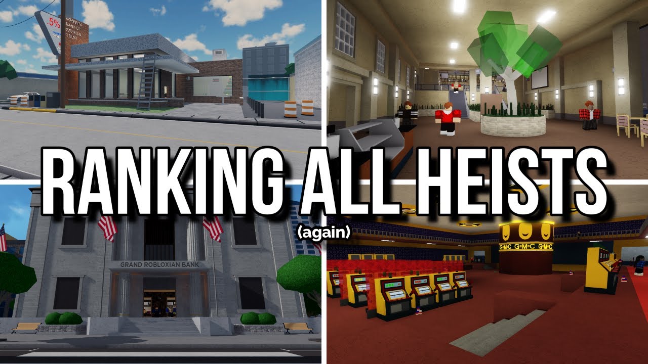 Ranking All Heists in Notoriety (Again) [ROBLOX] - YouTube