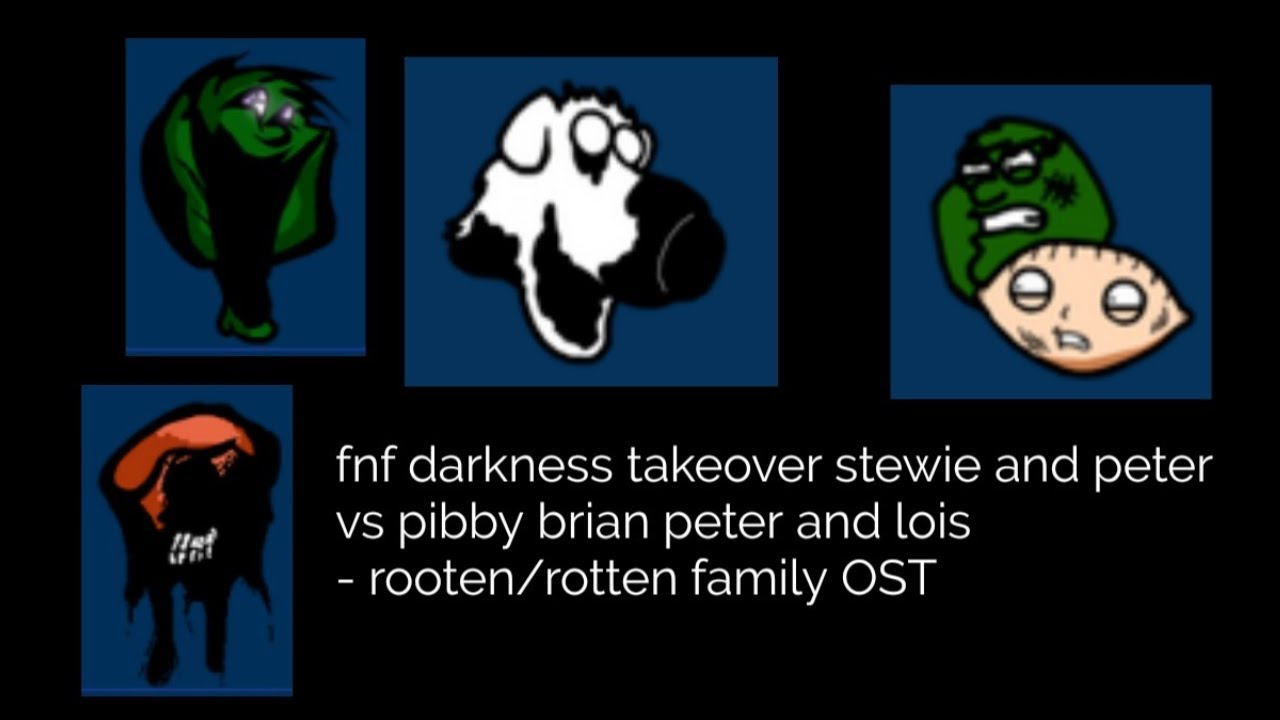 fnf darkness takeover stewie and peter vs pibby brian peter and lois ...