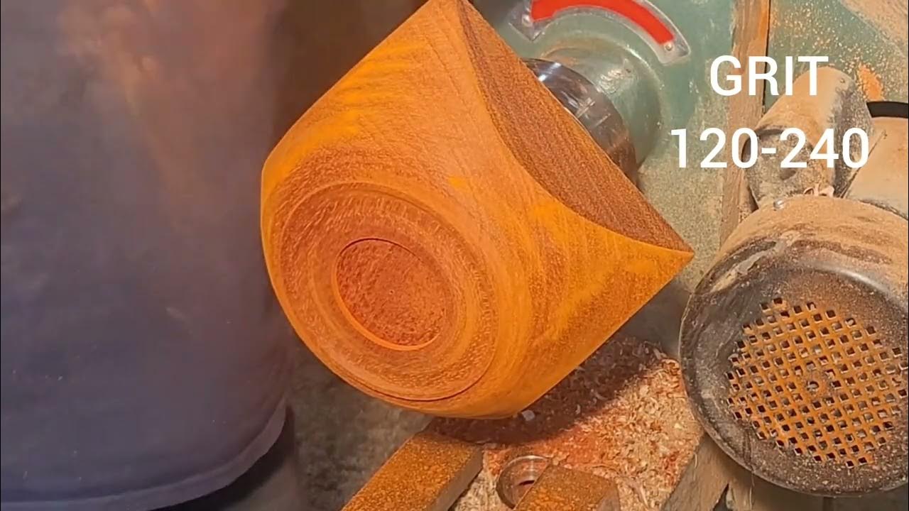 QUICK AND EASY SQUARE BOWL--PADAUK #woodturning - YouTube