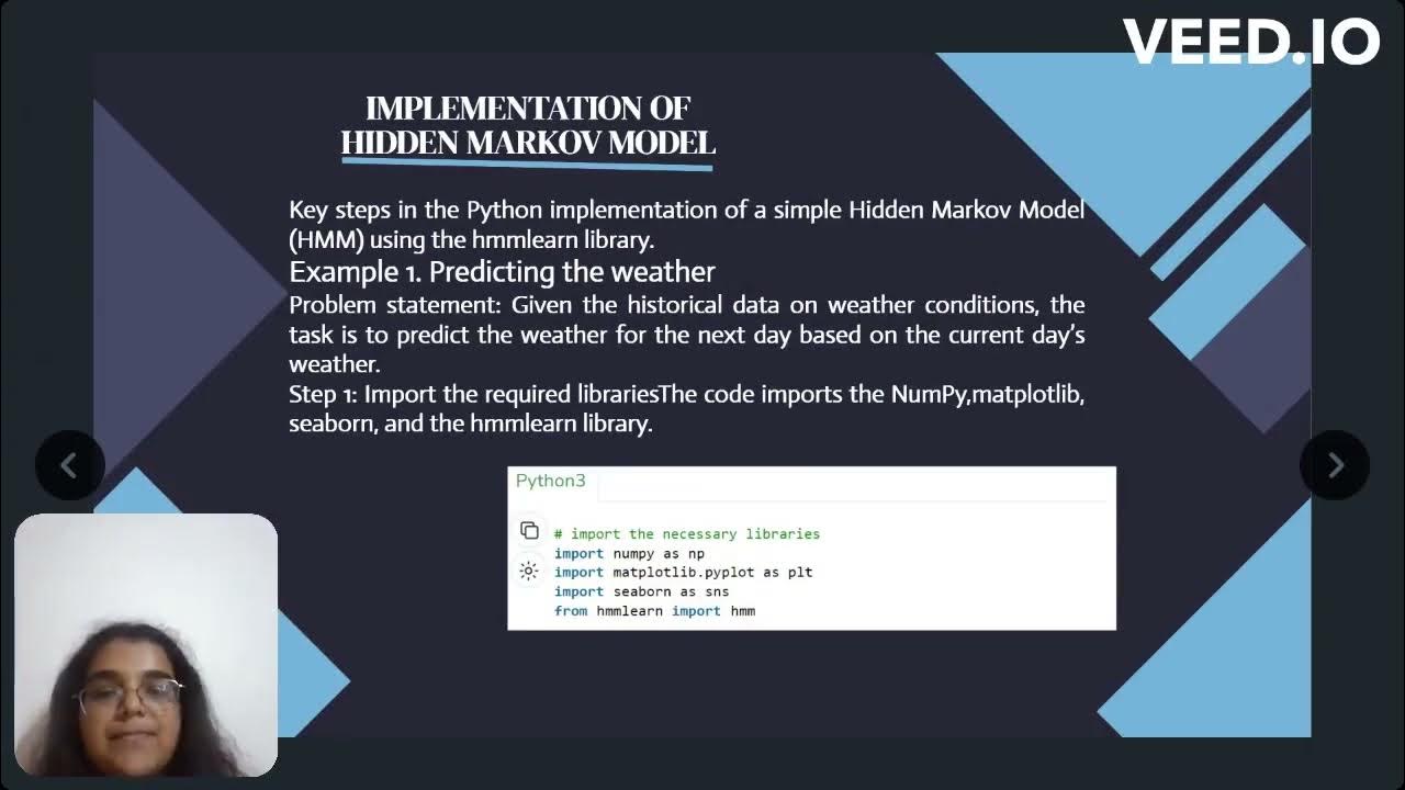 Hidden Markov Model Algorithm with Implementation - YouTube