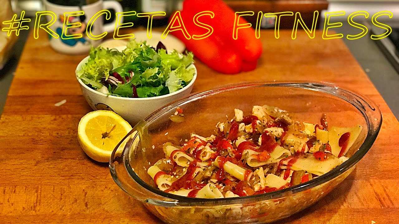 #3 PASTA FITNESS PICANTE CON POLLO Y VERDURAS // SPICY FITNESS PASTA ...