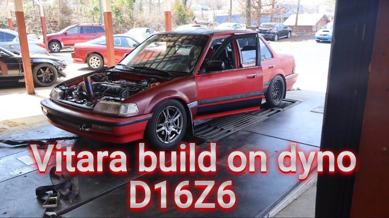 Vitara build on dyno big turbo - YouTube