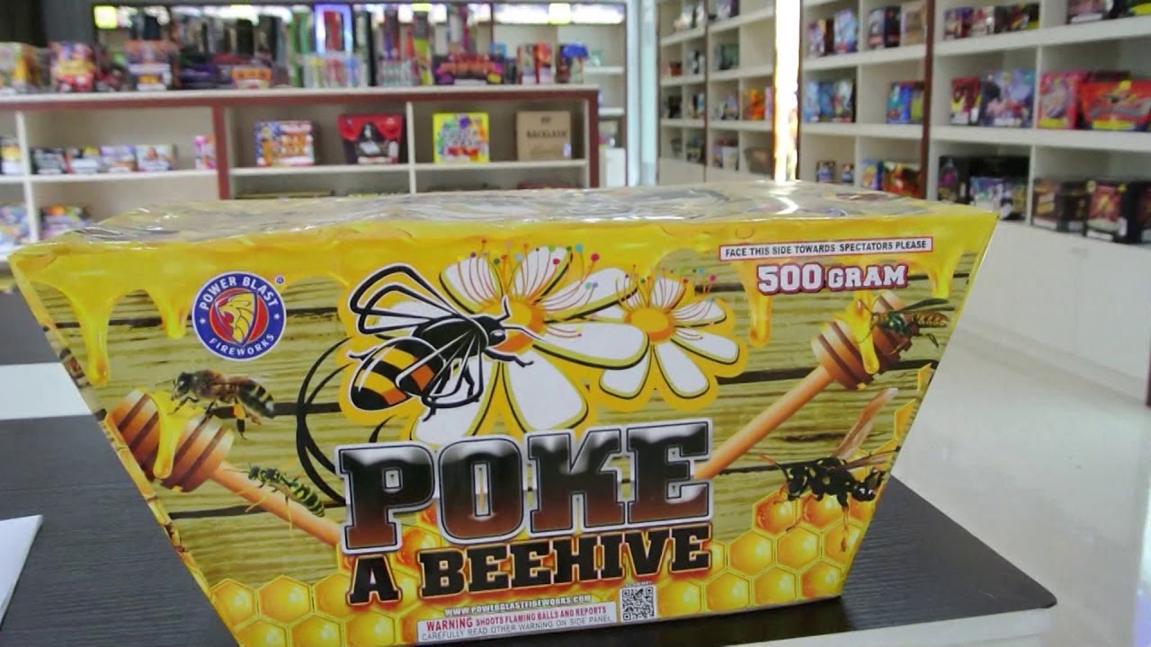 Poke a beehive - YouTube