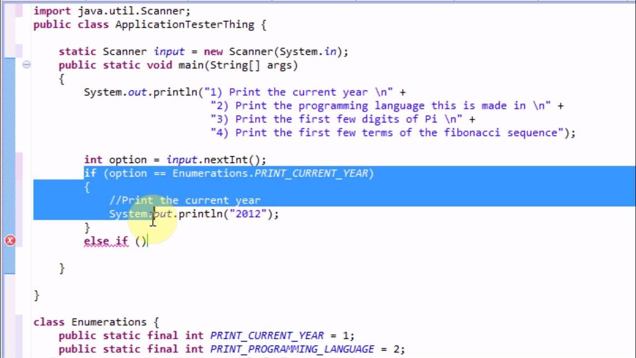 Learning Java: Part 23: Enumerations - YouTube