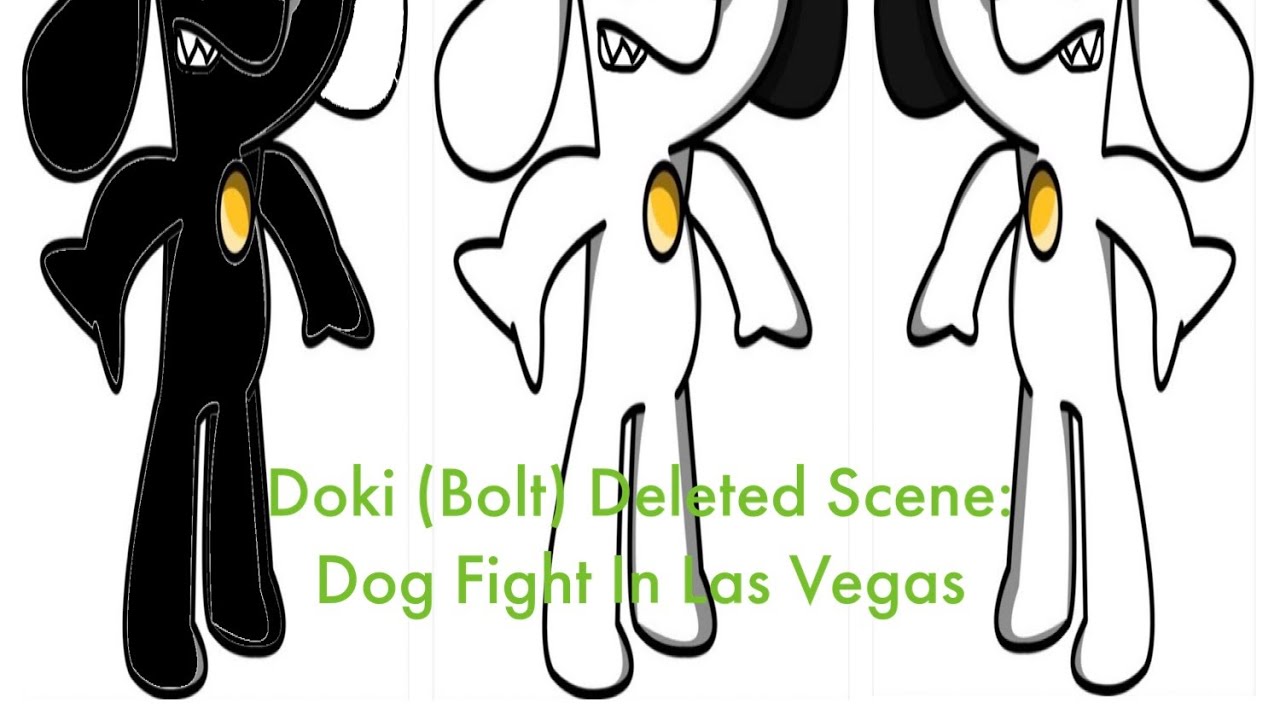 Doki (Bolt) Deleted Scene: Dog Fight In Las Vegas - YouTube