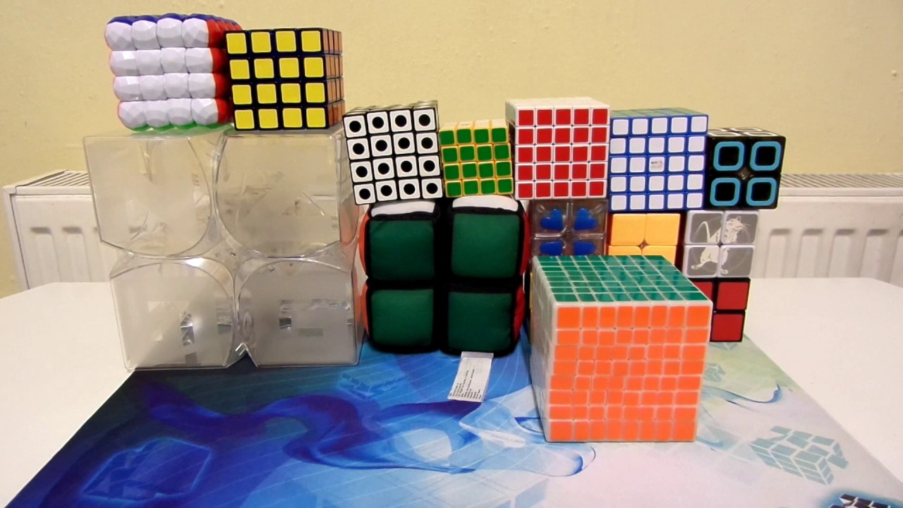 My Favourite NxNxN's In My Collection Excluding 3x3's - YouTube