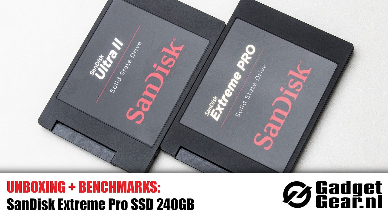 Unboxing & Benchmarks: SanDisk Extreme Pro SSD 240GB - YouTube