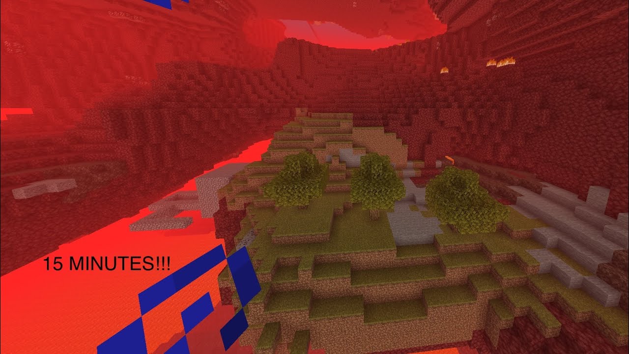 I Had 15 Minutes To Fix The Nether Into The Over World By Myself ...