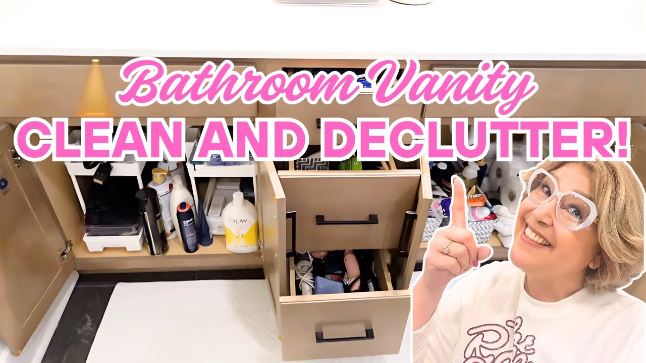 SPOTLIGHT WEDNESDAY:BATHROOM VANITY CLEAN AND ORGANIZE! DEEP CLEAN ...