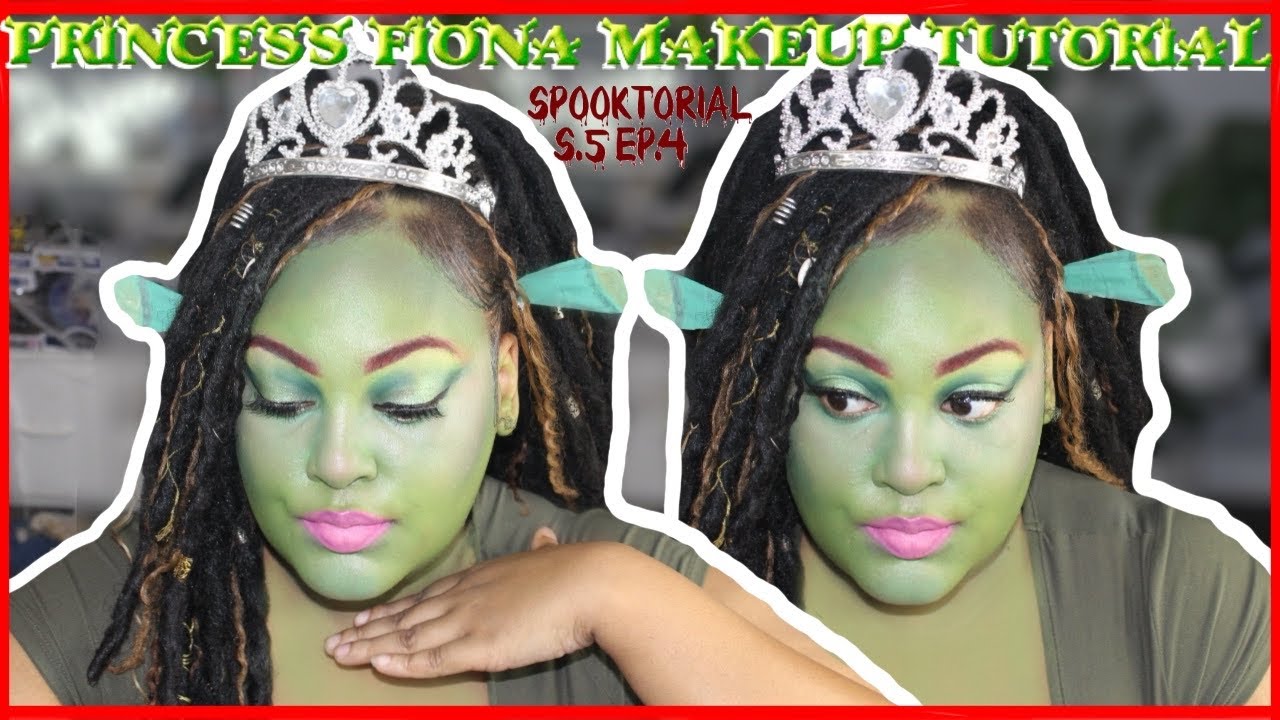 PRINCESS FIONA MAKEUP TUTORIAL|| SPOOKTORIAL S5.EP4 - YouTube