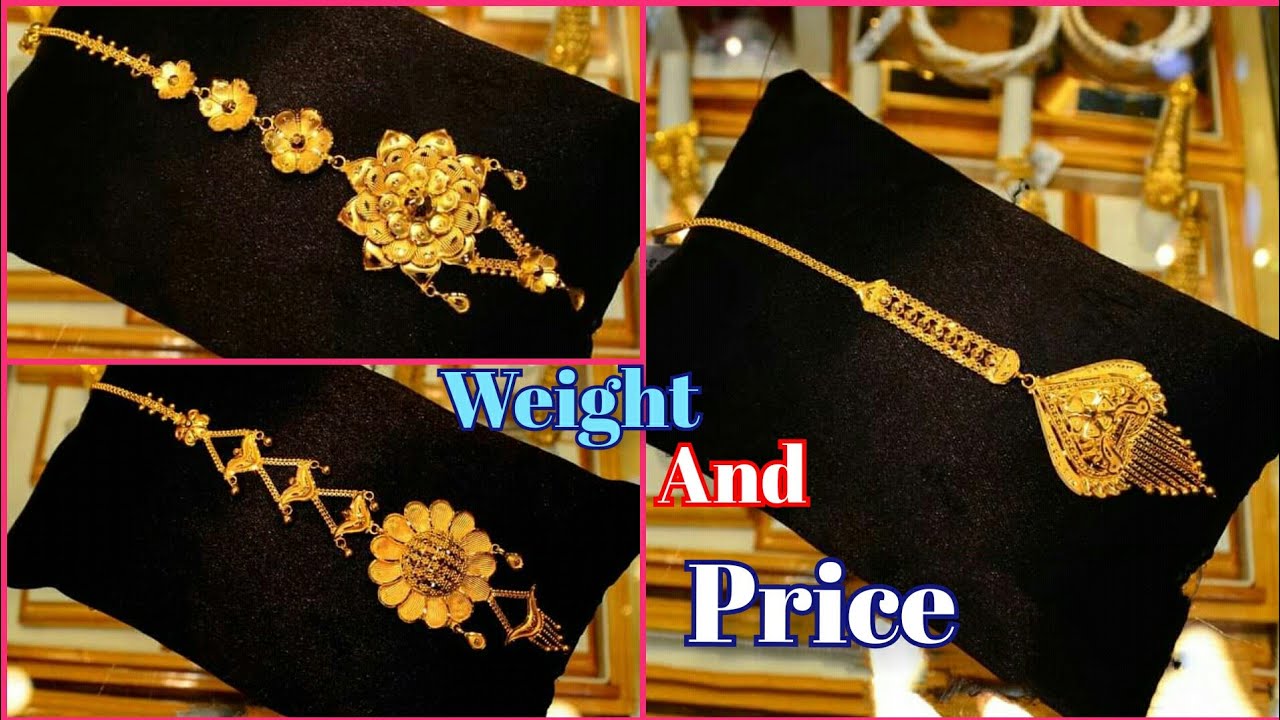 gold tikli collection | gold maang tikka designs with weight and price ...