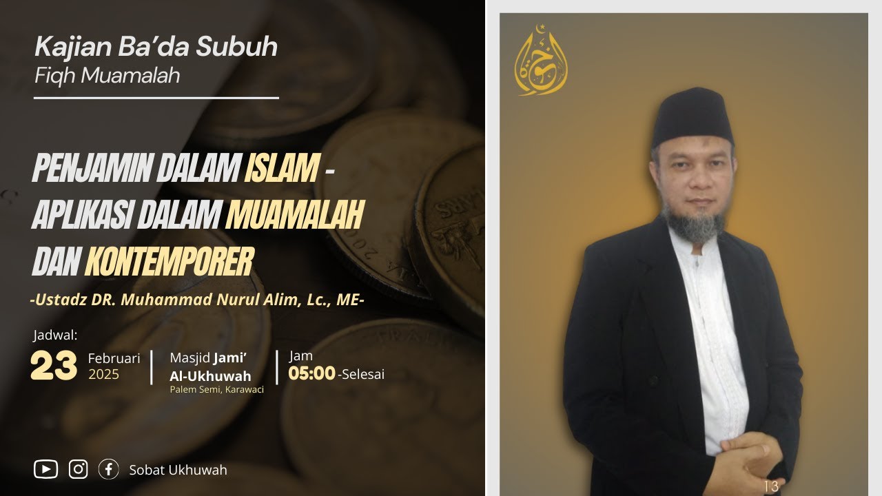 Penjaminan Dalam Islam-Aplikasi Dalam Muamalah Kontemporer - Ustadz DR ...