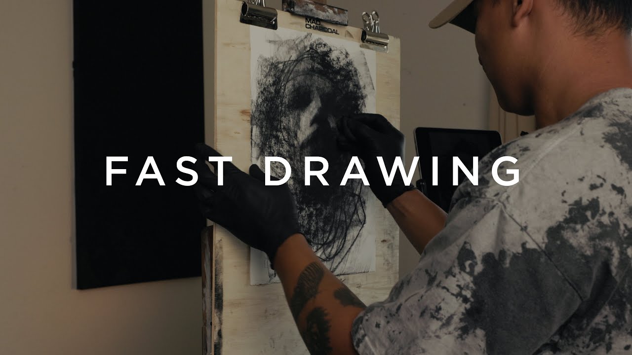 Why I Draw So Fast | Fast Portrait Gesture Drawing - YouTube