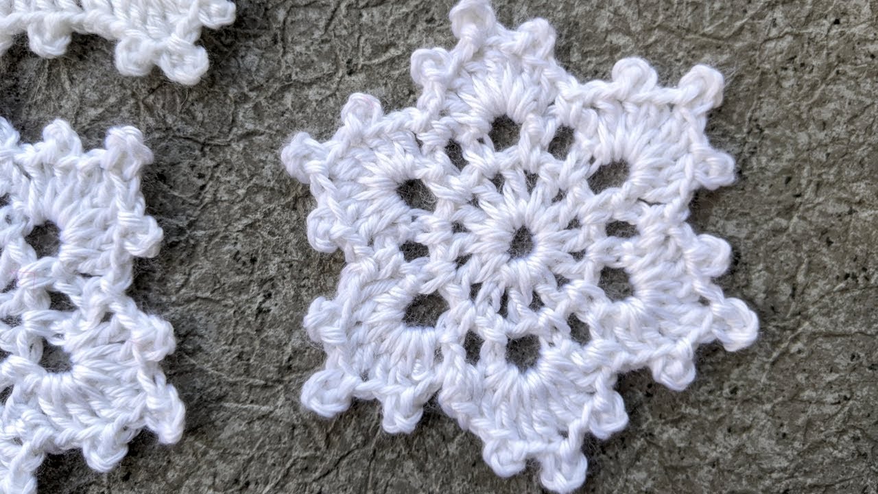 Easy Snowflake Crochet Pattern