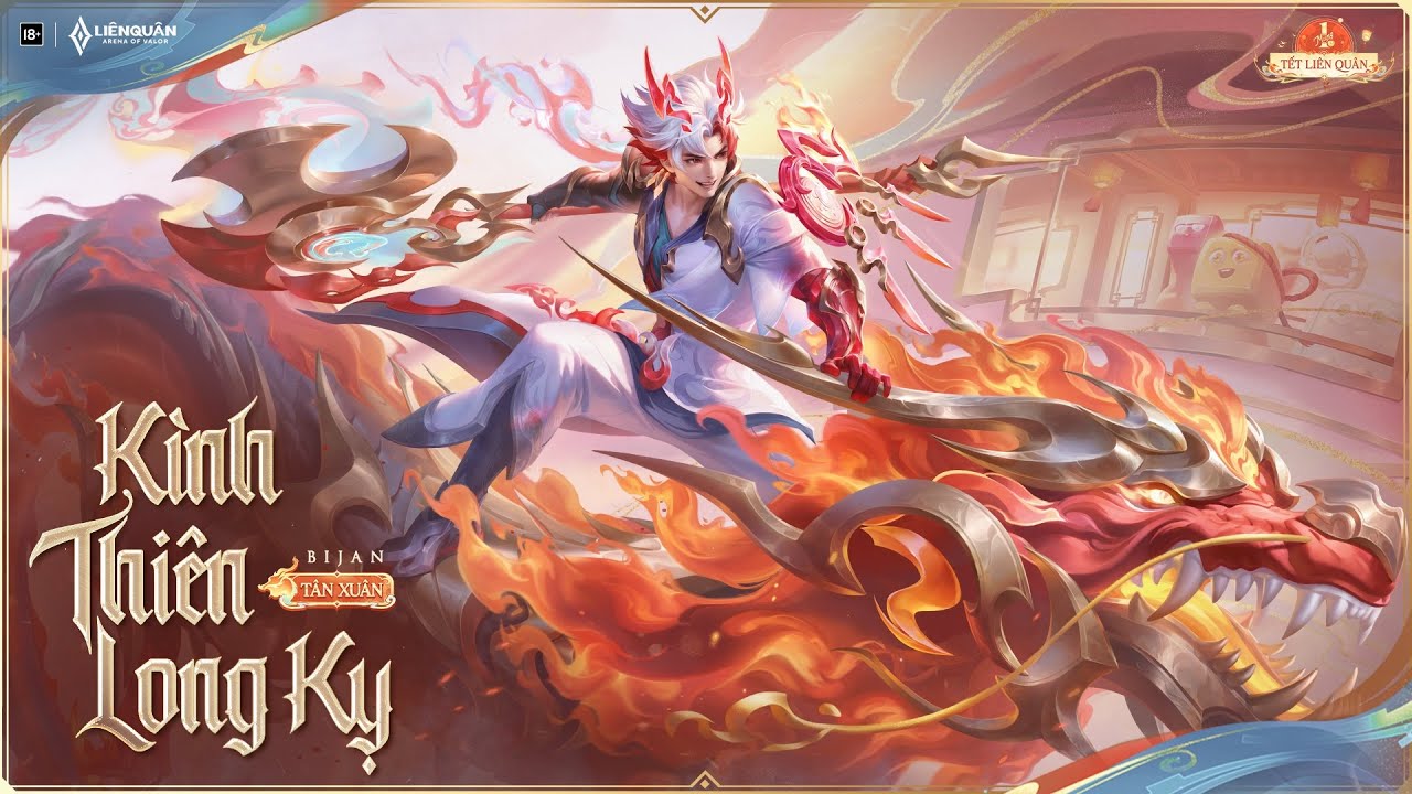 Review Bijan - Kình Thiên Long Kỵ skin bậc Tân Xuân Tết 2024 hiệu ứng ...