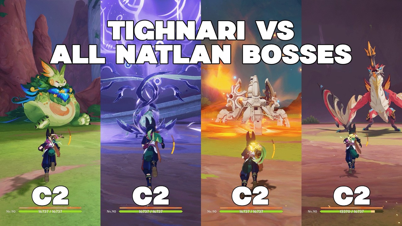 TIGHNARI C2 VS ALL NATLAN BOSSES - YouTube