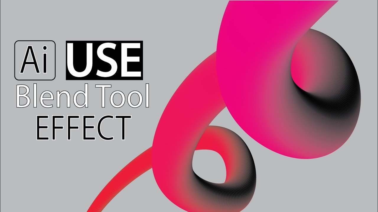 Adobe illustrator Blend Tool Effect Tutorials in Hindi language 😃 - YouTube