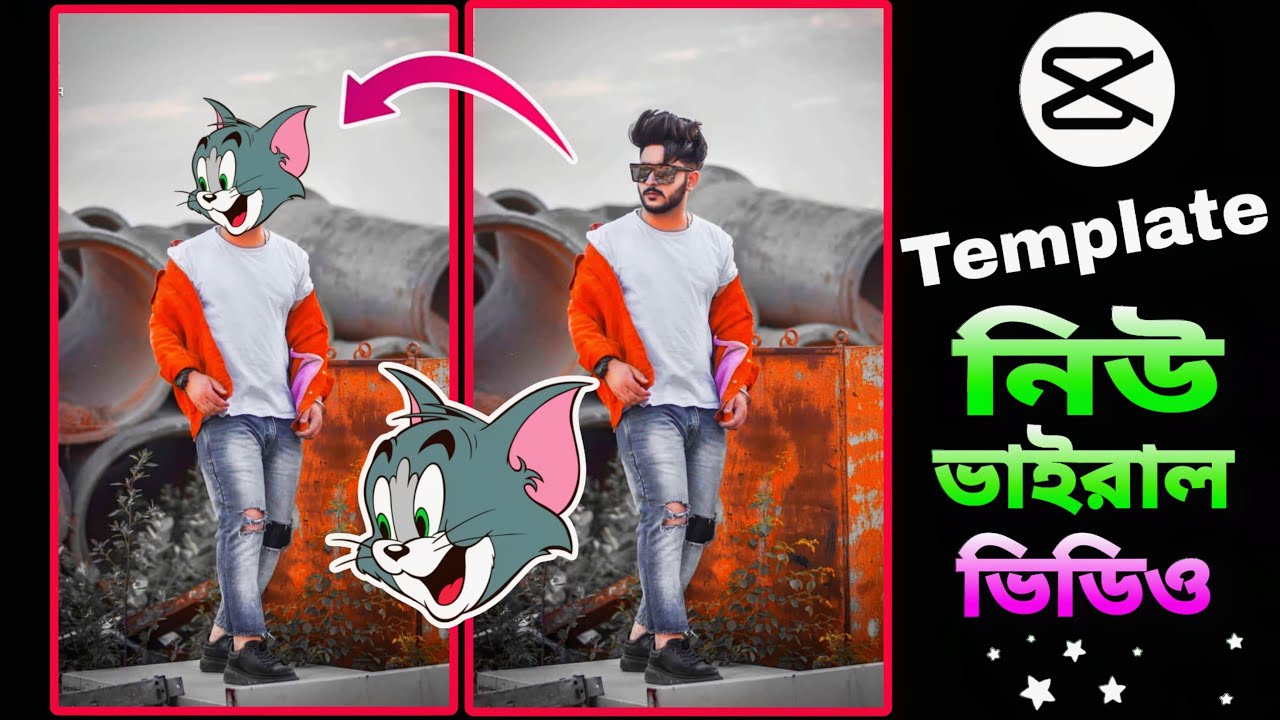 Tom face new trending template video editing tutorial in capcut || tom ...